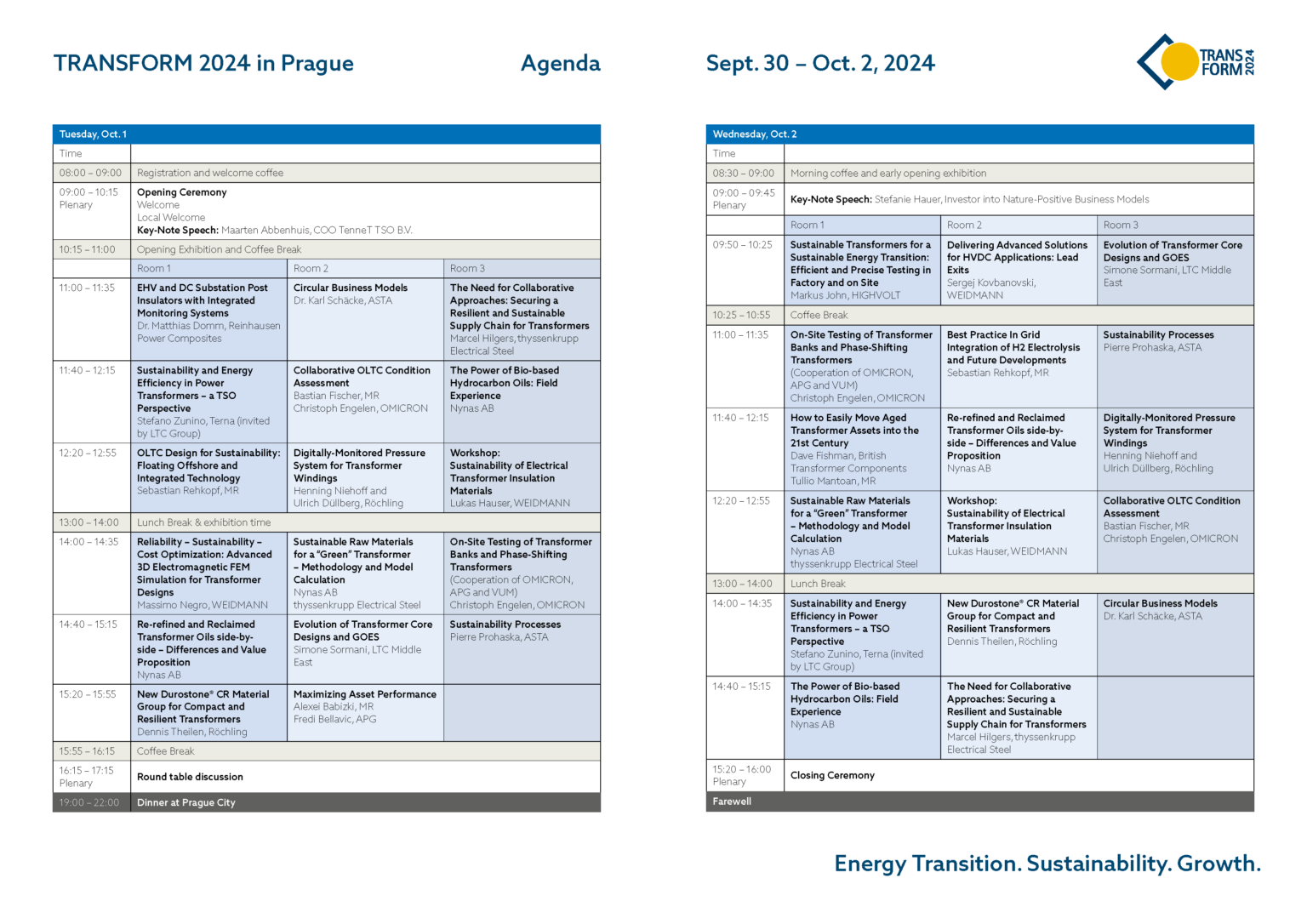 Prague 2024 – TRANSFORM